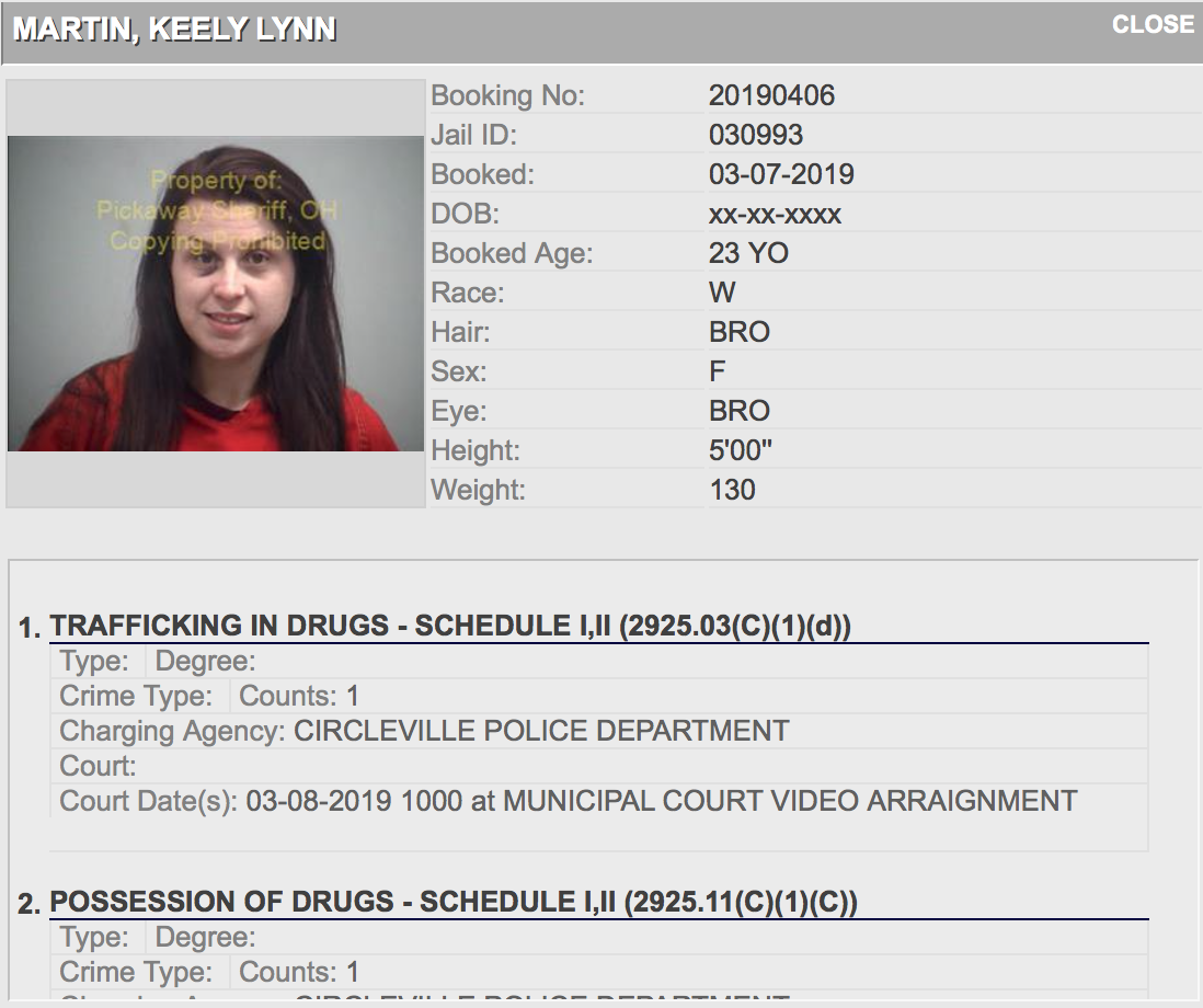 Woman Charged with Drug Trafficking in Circleville Plead Guilty to ... Woman Charged with Drug Trafficking in Circleville Plead Guilty to ...
