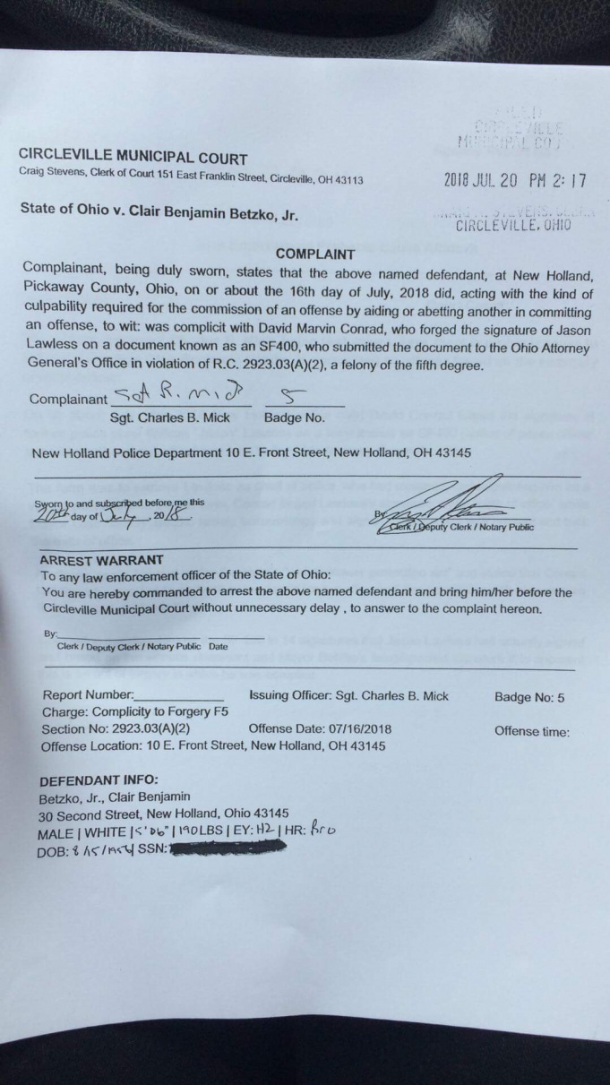 Former New Holland Sergeant Brad Mick Makes Statement on His ...
