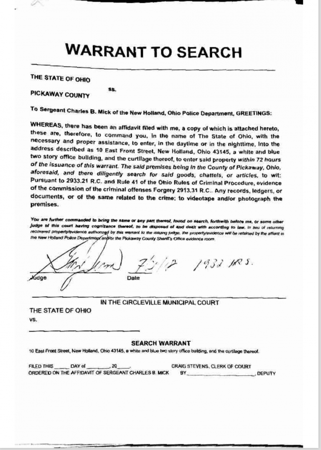 Former New Holland Sergeant Brad Mick Makes Statement on His ...