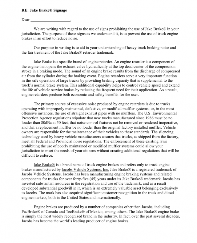 No Jake Break Signs Against Copy-write Trademark - Scioto Post