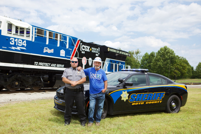 CSX Releases Custom Trains to Commemorate Police, Fire and Military ...
