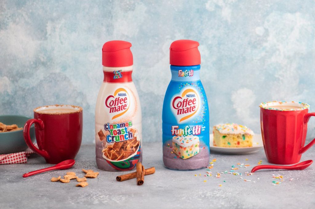 Coffee-Mate Revels new Flavors Cinnamon Toast Crunch and Funfetti ...