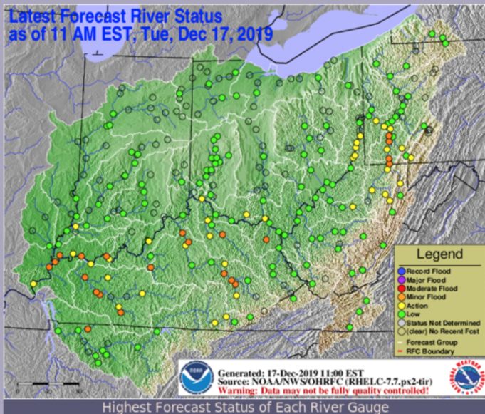 While Some are Talking Snow Southern Ohio is Flooding with Water ...
