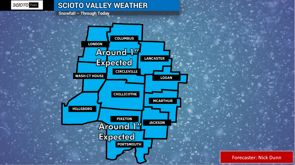 WEATHER: Light Snow Today, Minor Accumulations - Scioto Post