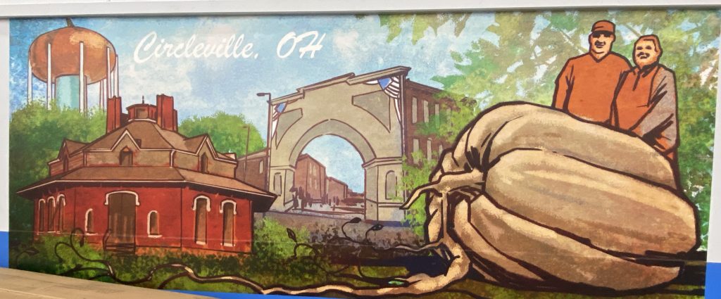 Walmart Unveils New Iconic Circleville Mini Mural in Store - Scioto Post