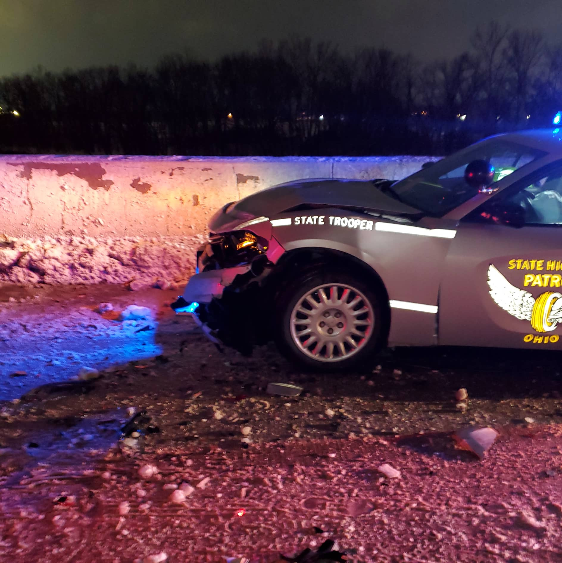 UPDATE: One Injured in OSP Trooper Pile-up Crash on US-35 - Scioto Post