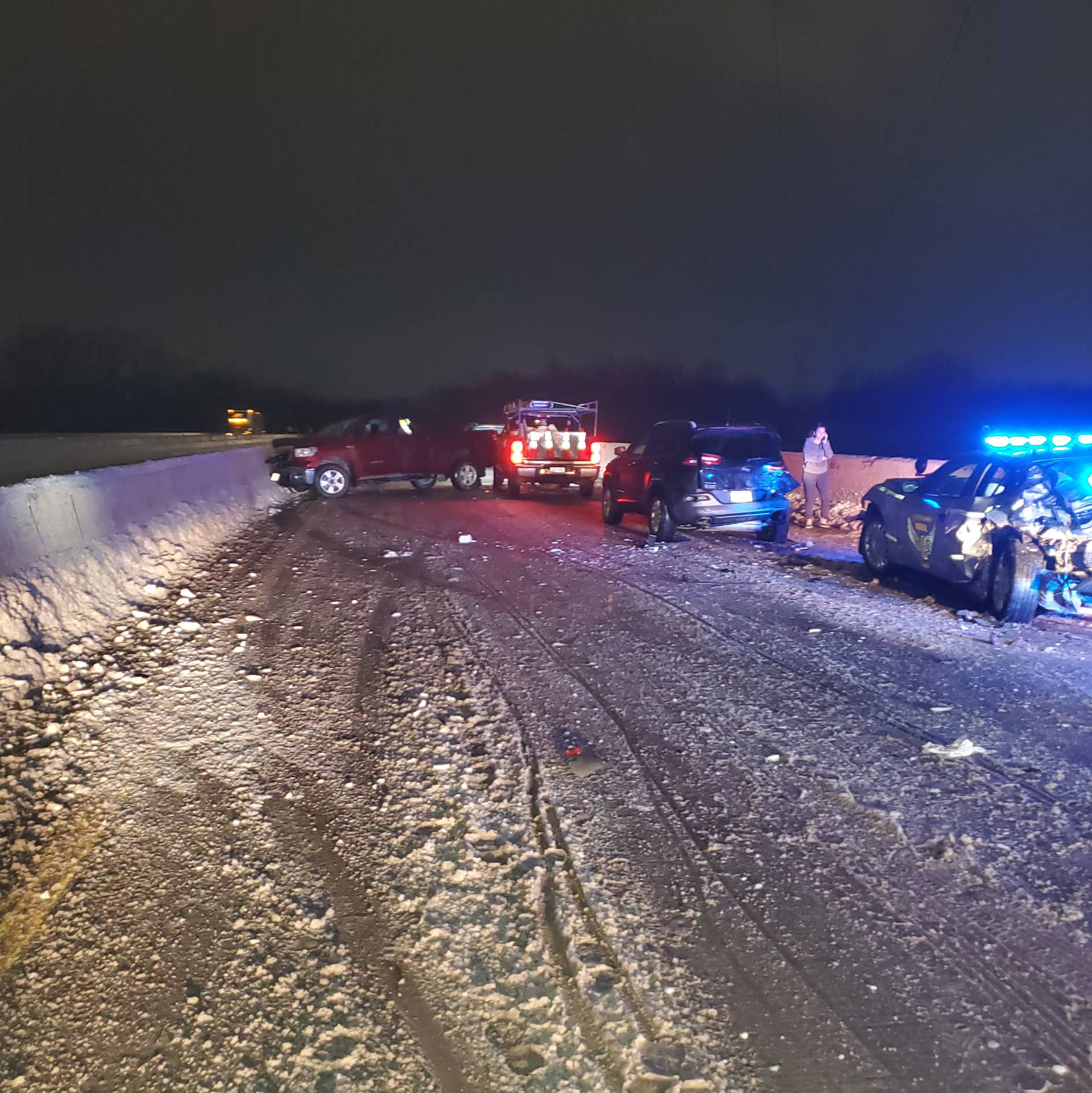 UPDATE: One Injured in OSP Trooper Pile-up Crash on US-35 - Scioto Post