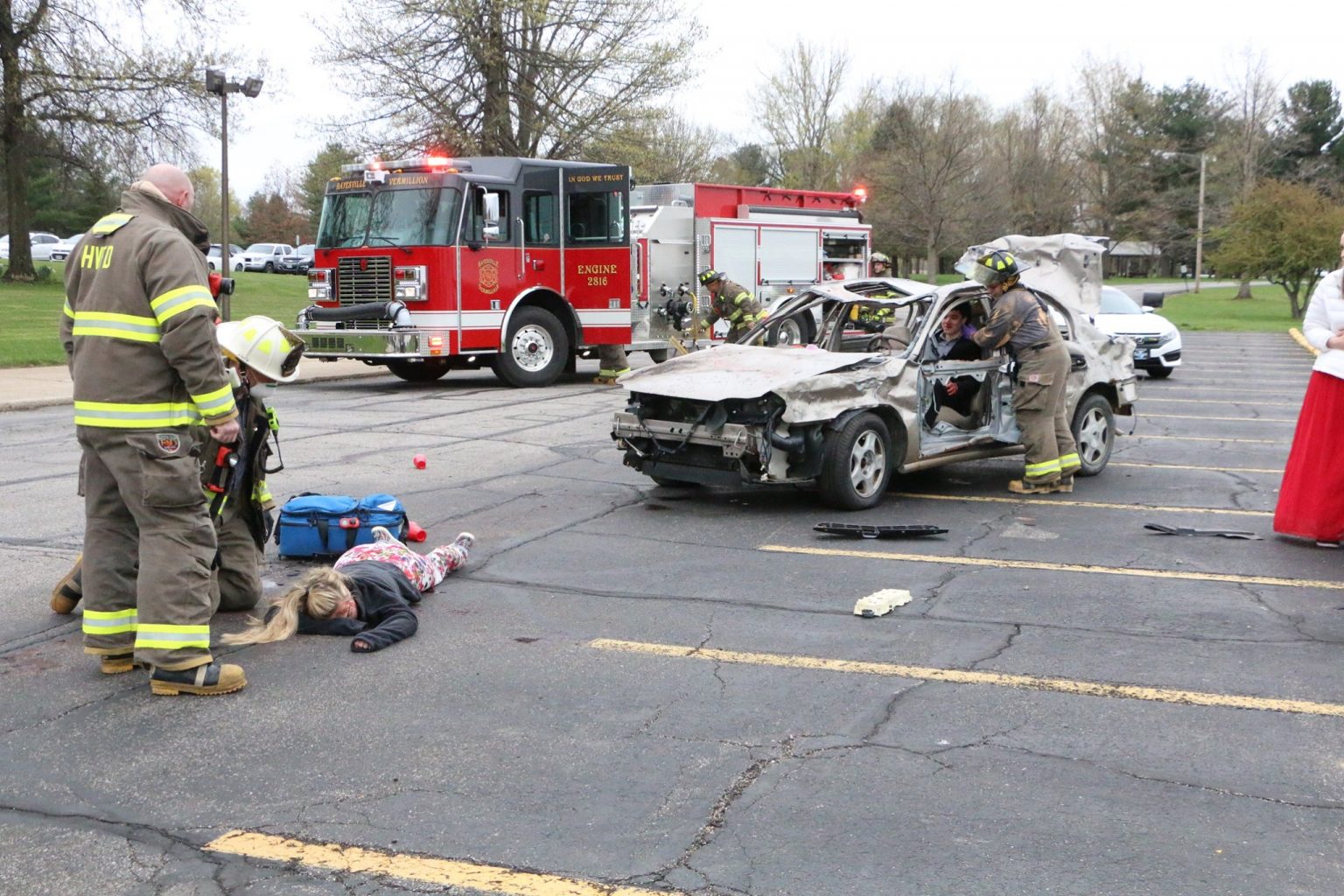 Teens Get Real-Life Experience When Real DUI Crash Interrupts Mock DUI ...