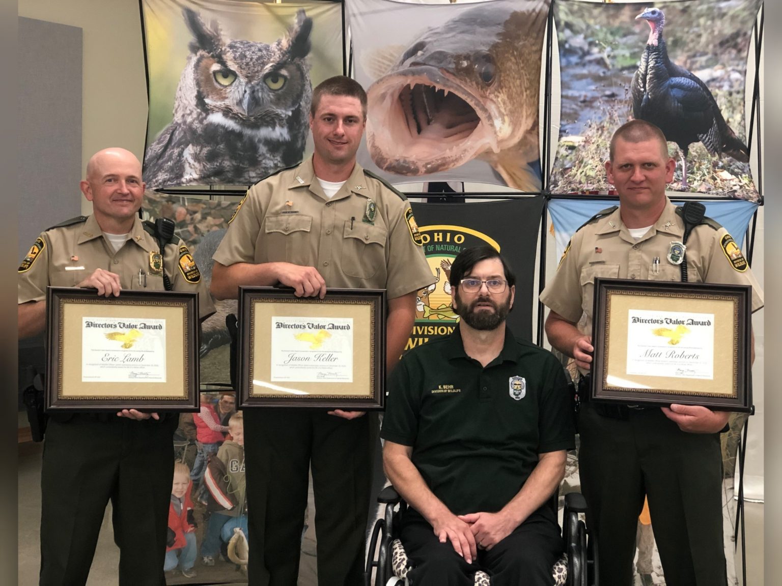 Three Wildlife Officers Recognized For Life Saving Action After Fellow three-wildlife-officers-recognized-for-life-saving-action-after-fellow