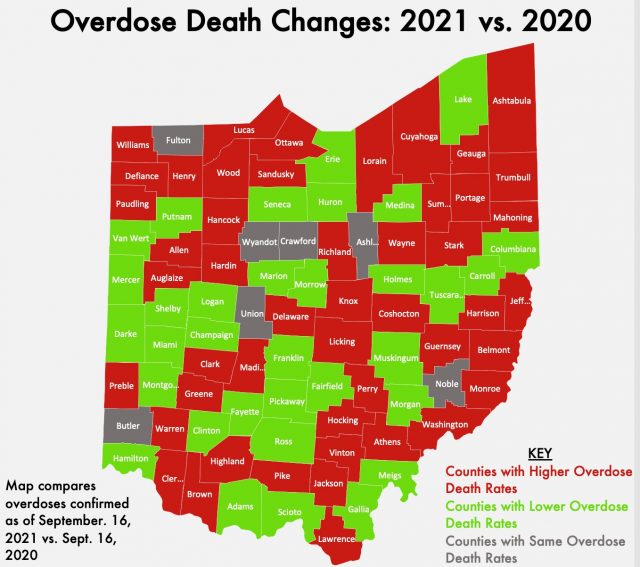 Over Half of Ohio Counties See Increases in Overdose Deaths - Scioto Post