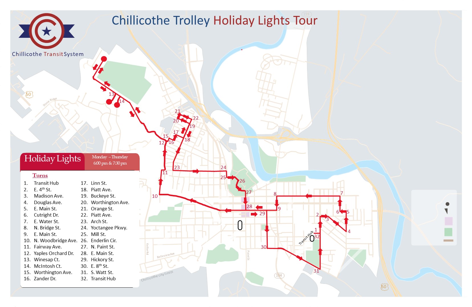 The City of Chillicothe Releases Holiday Lights Self-Guided Tour ...