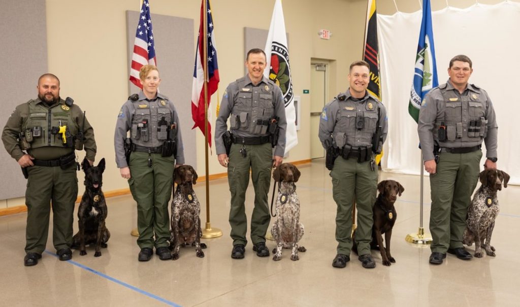 Five ODNR K9's Graduate Ready to Work in Ohio Lands - Scioto Post