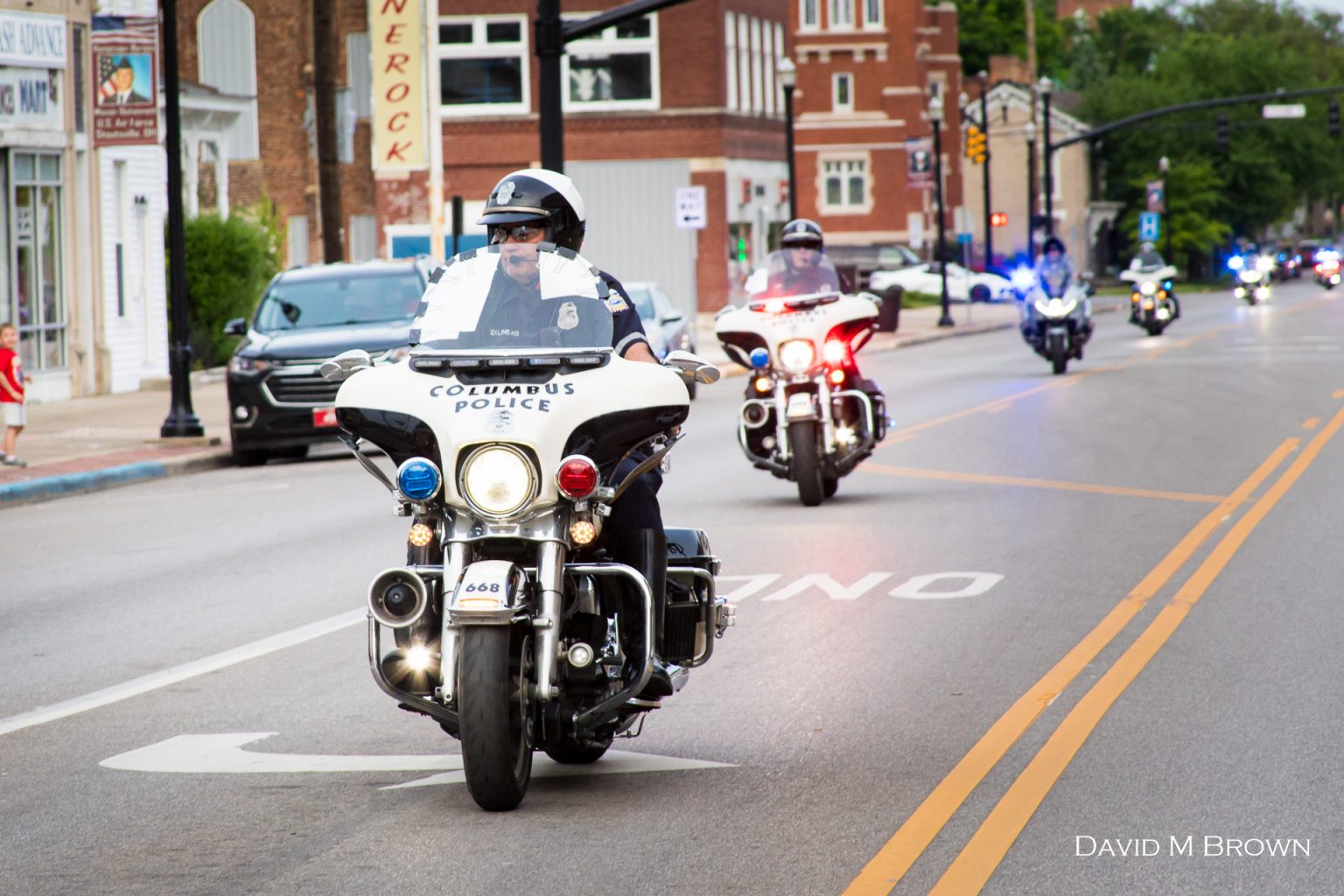 Light Ohio Blue Procession Honors Fallen Officers while Traveling ...