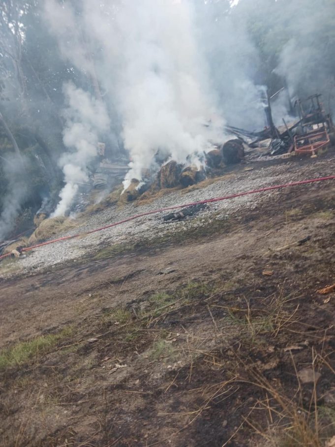 Hay Barn Destroyed in Ross County Fire Over Weekend - Scioto Post
