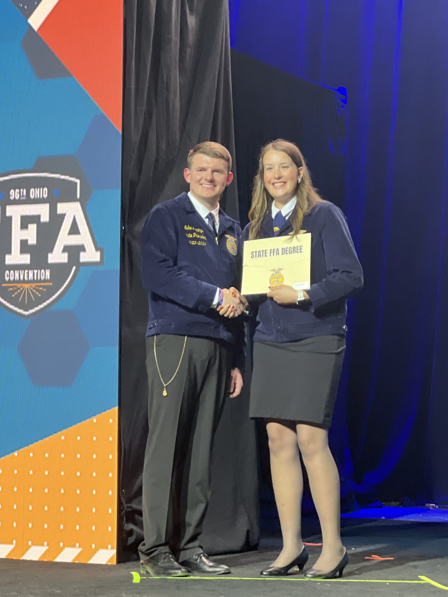 Amanda-Clearcreek FFA Members Achieve State and American Degrees ...