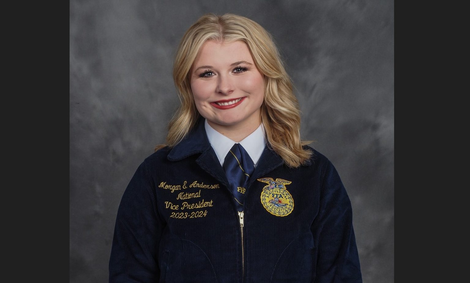 Morgan Anderson finishes her year of service as a National FFA Officer ...