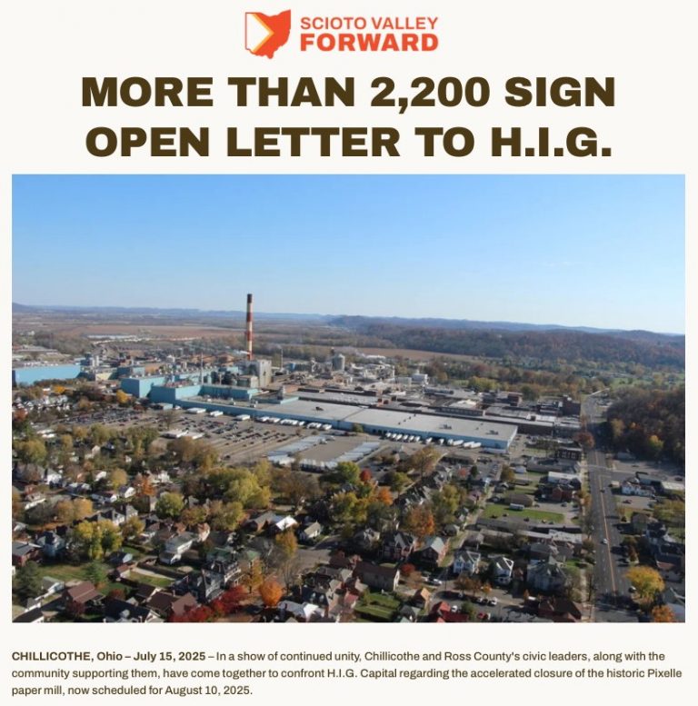 Lack of Response Frustrates Effort to Handle Chillicothe Paper Mill ...