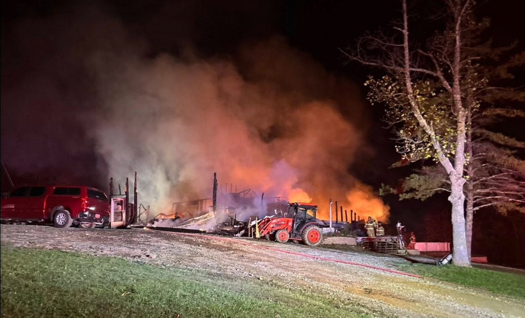 Crews Battle Massive Overnight Fire on Jester Hill Road in Ross County ...