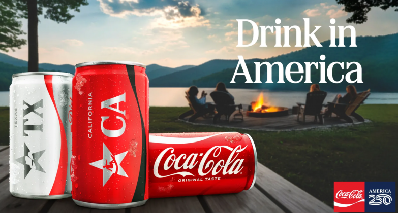 Coca-Cola Toasts to 250 Years of America with State-Specific Cans and ...
